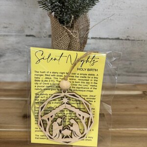 Nativity Story Ornament - Christmas Decor - Religious Decor - - Etsy