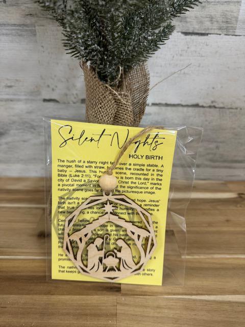 Nativity Story Ornament - Christmas Decor - Religious Decor - - Etsy