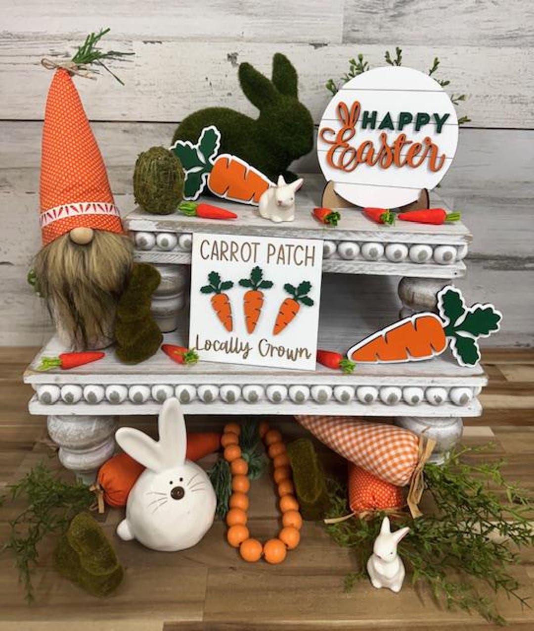 Happy Easter Mini Signs -carrot Patch - Happy Easter - Carrot-carrot ...