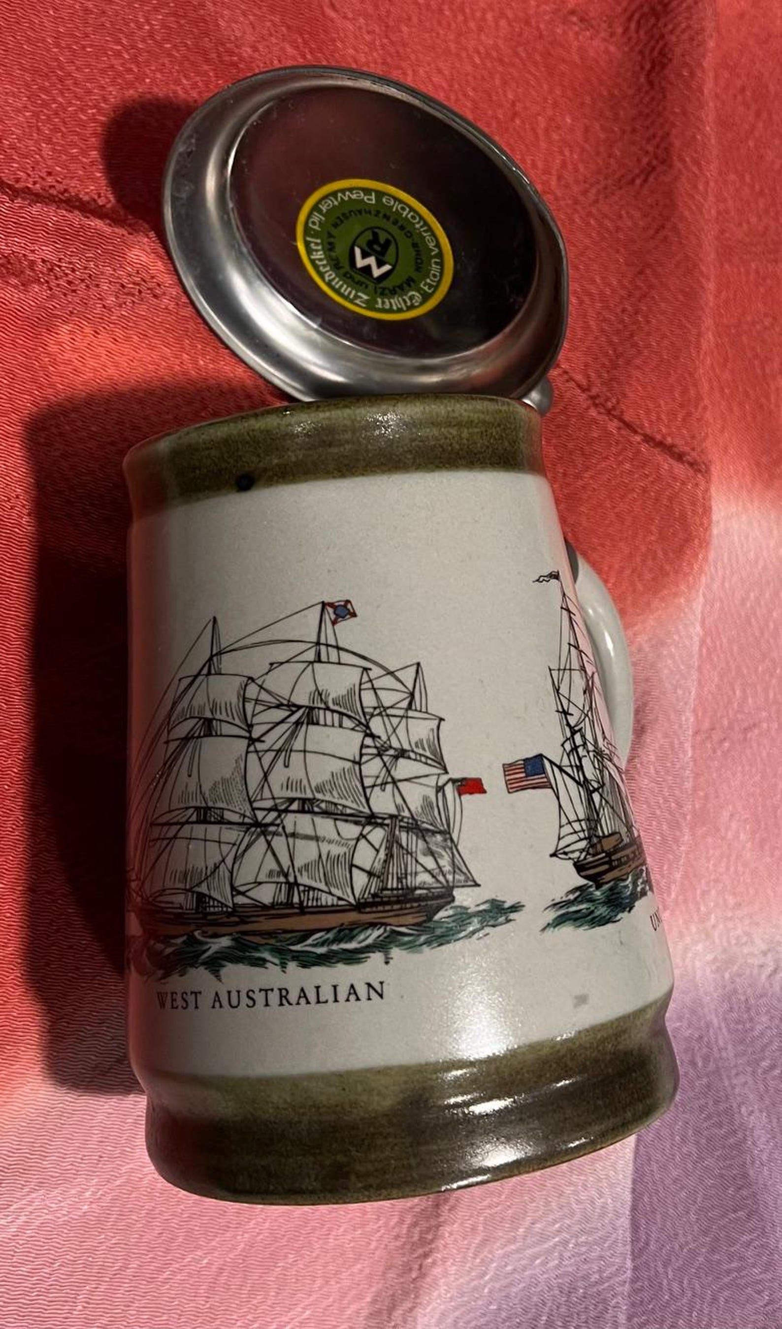 Vintage German Marzi & Remy Beer Stein With Lid - Etsy