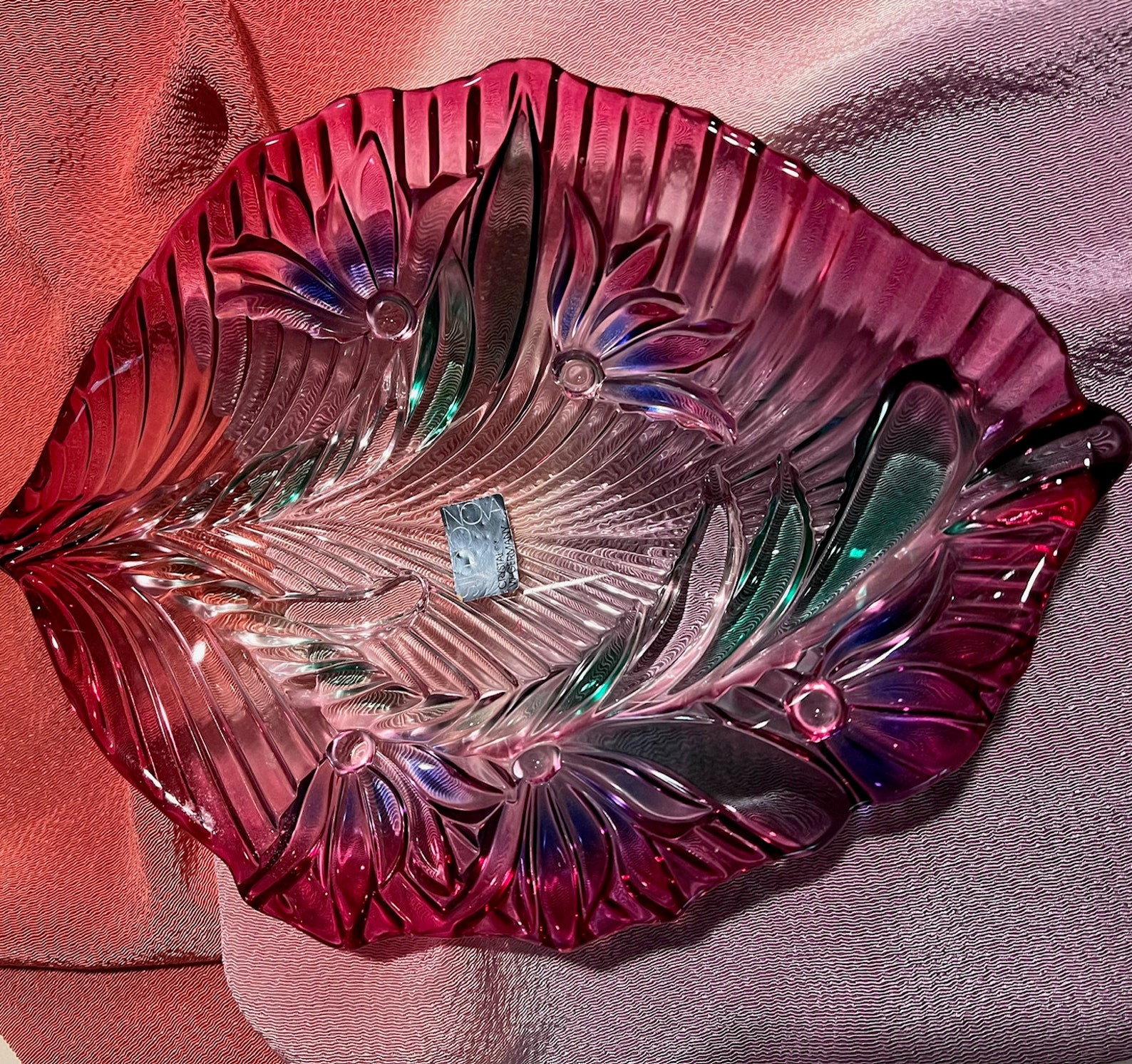 Beautiful Studio Nova Multi Color Crystal Bowl - Etsy