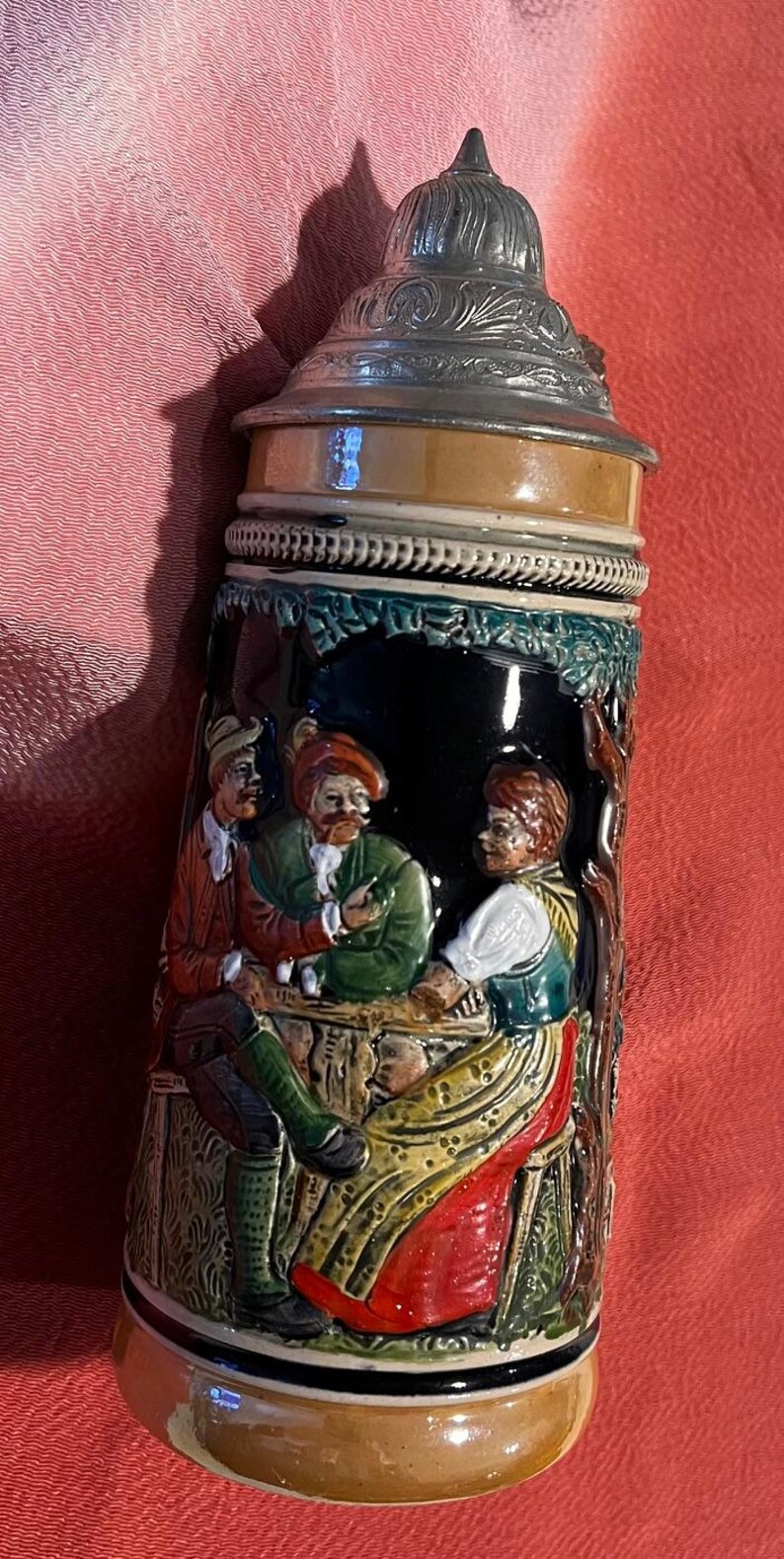 Beautiful Ceramic Stein With Lid - Etsy