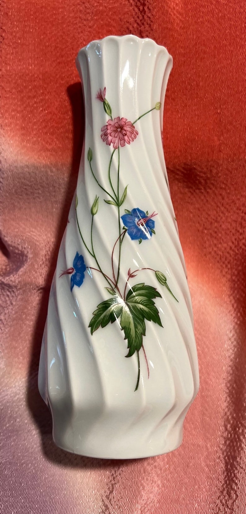 Limoges Vase With Floral Decor - Etsy