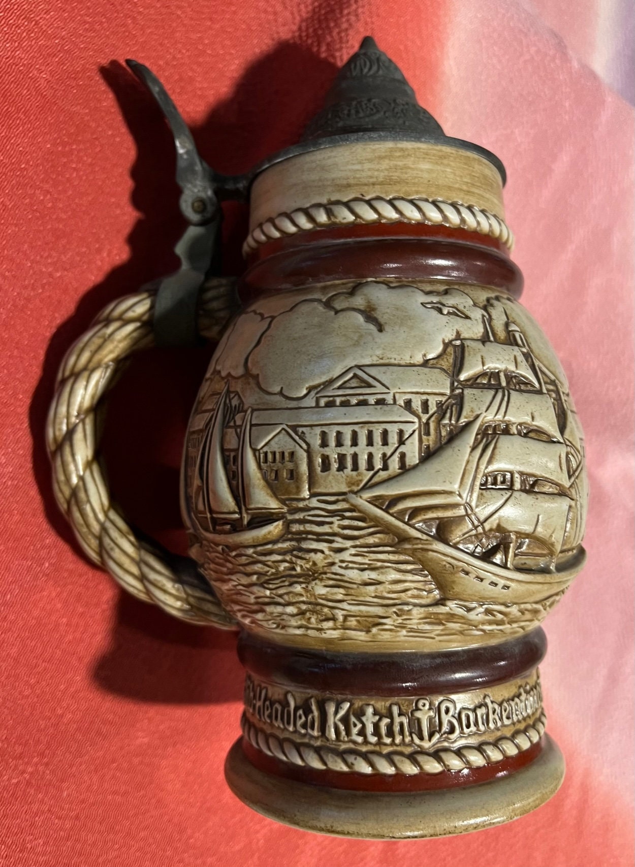 Vintage Avon Handcrafted Beer Mug With Lid - Etsy