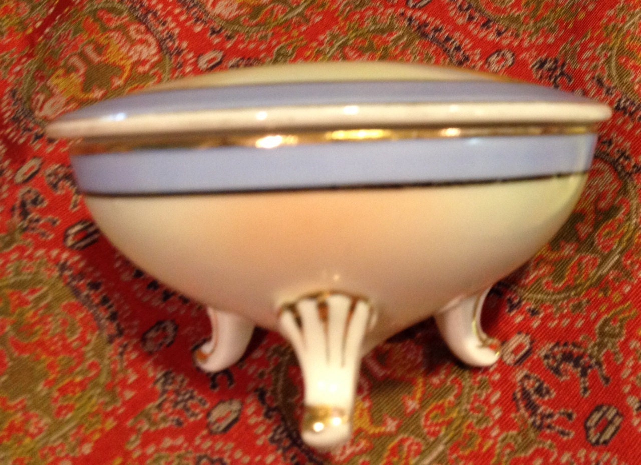 Vintage Handpainted Japanese Vanity Dresser Set - Etsy