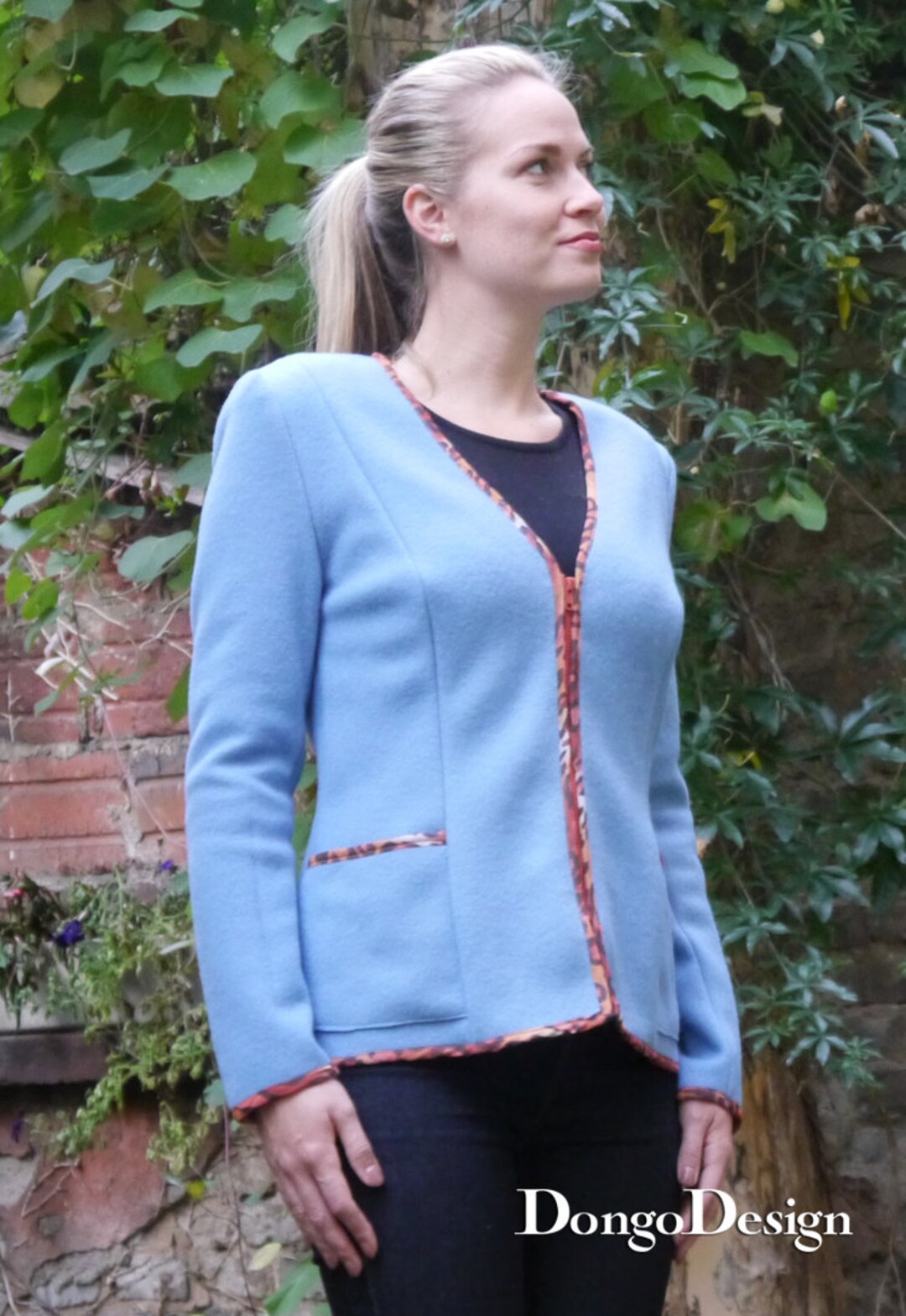 PDF Sewing Pattern Wool Jacket Elisa With Ebook Sewing Instructions - Etsy