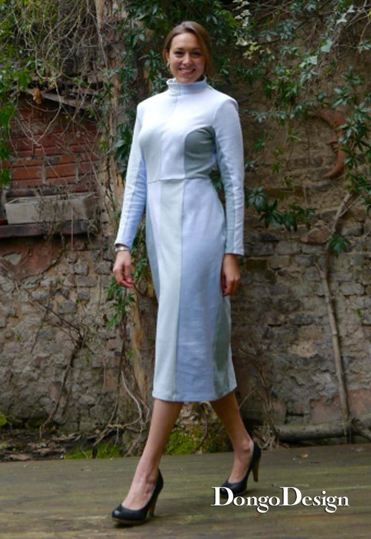 PDF Sewing Pattern Jersey Dress Jersey-stripes Easy as Letter File With ...