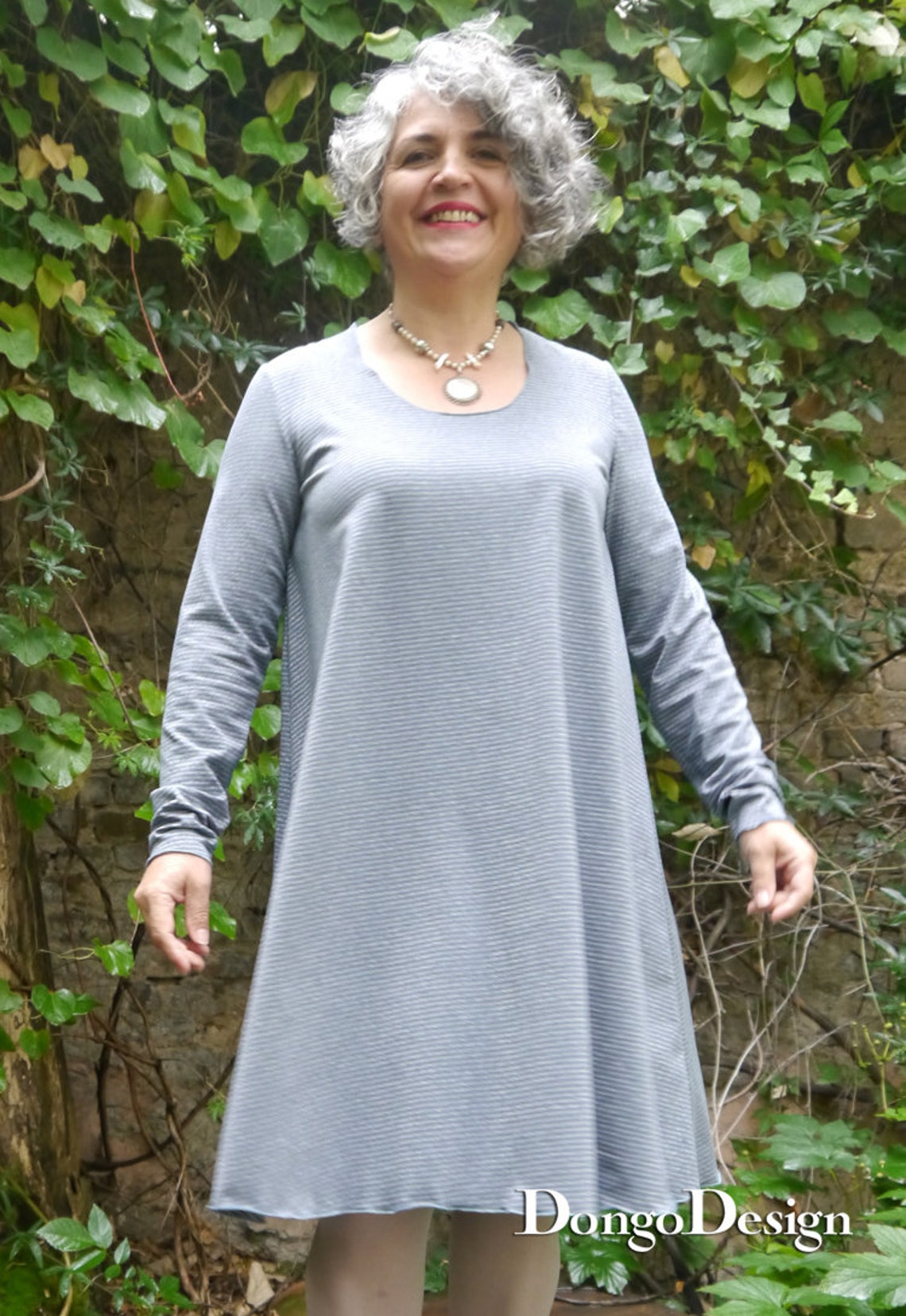 PDF Sewing Pattern Ebook Jersey Dress Annabelle Super Easy With Sewing ...