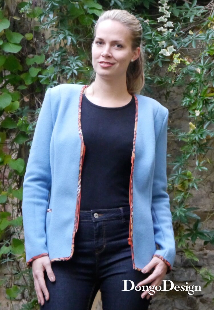 PDF Sewing Pattern Wool Jacket Elisa With Ebook Sewing Instructions - Etsy