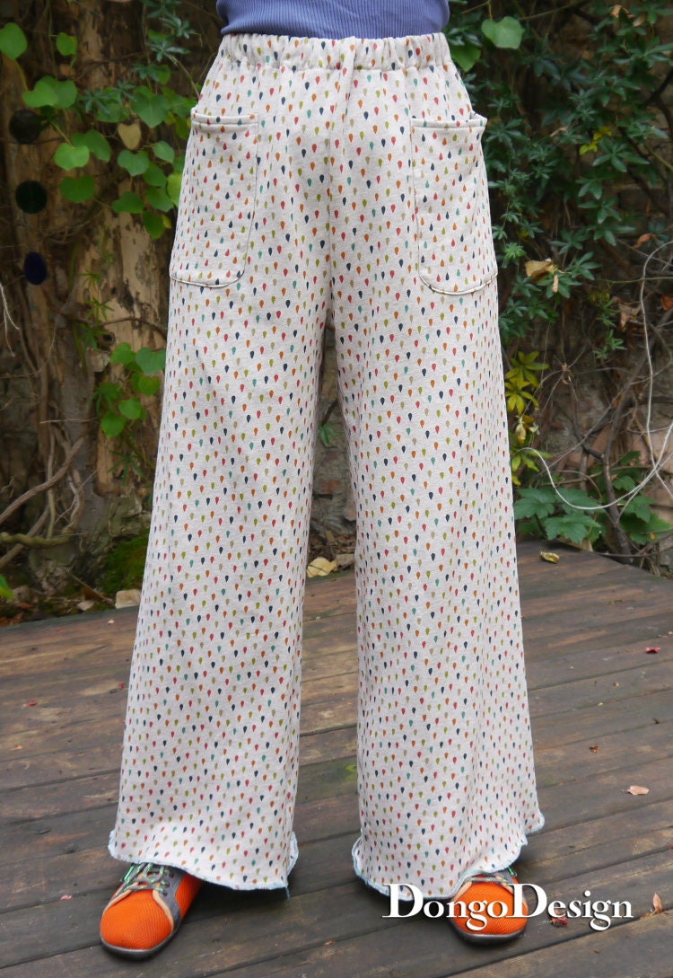 PDF Sewing Pattern Ebook Jersey Trousers Sybille Easy With - Etsy
