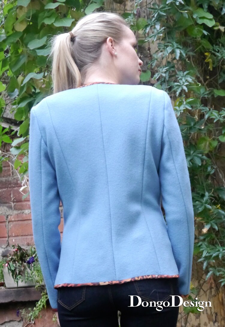 PDF Sewing Pattern Wool Jacket Elisa With Ebook Sewing Instructions - Etsy