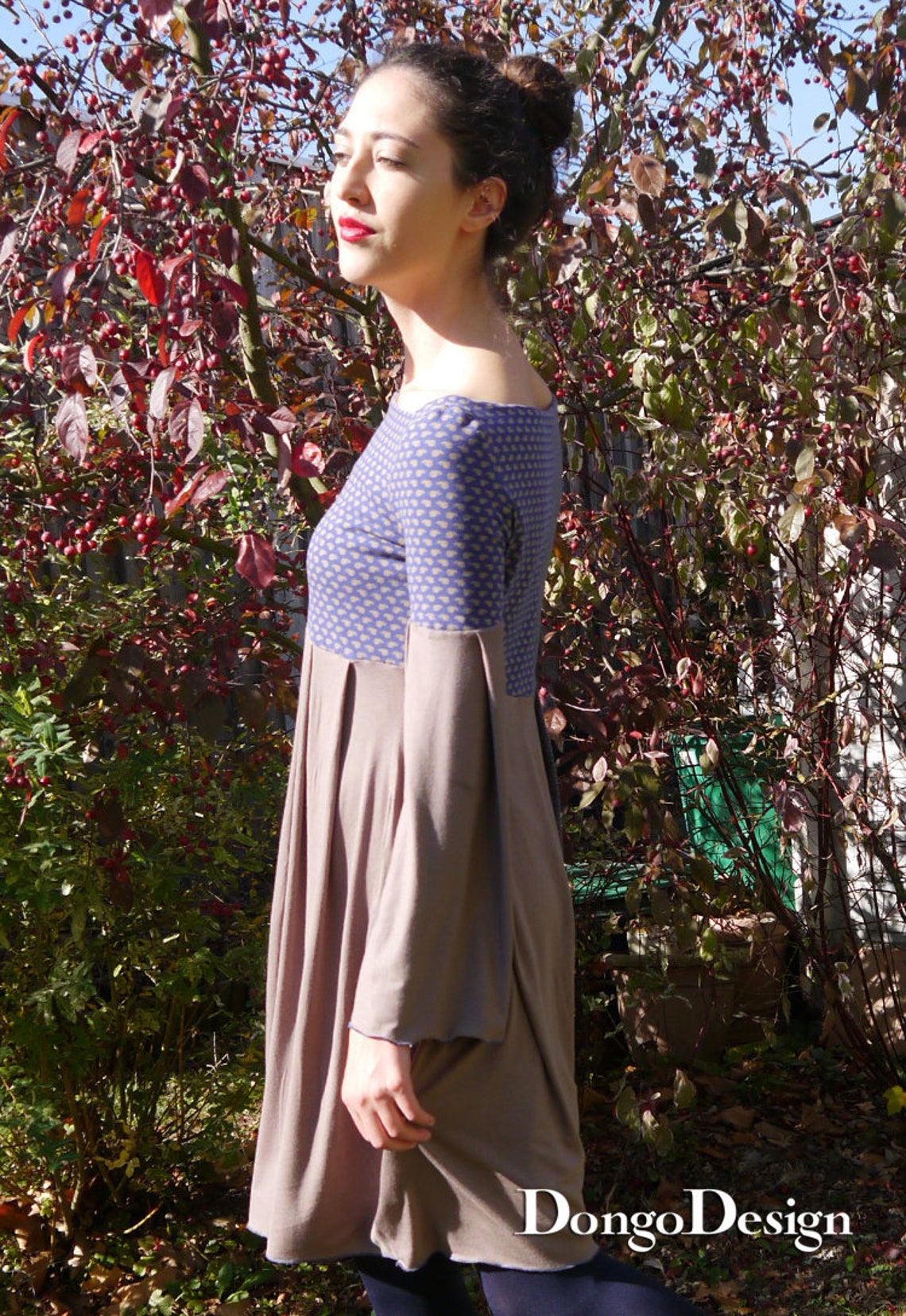 PDF Sewing Pattern Jersey Dress Doreen with Ebook sewing | Etsy