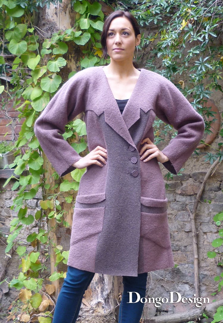 PDF Sewing Pattern Collar-sleeve Coat With Ebook Sewing Instructions - Etsy