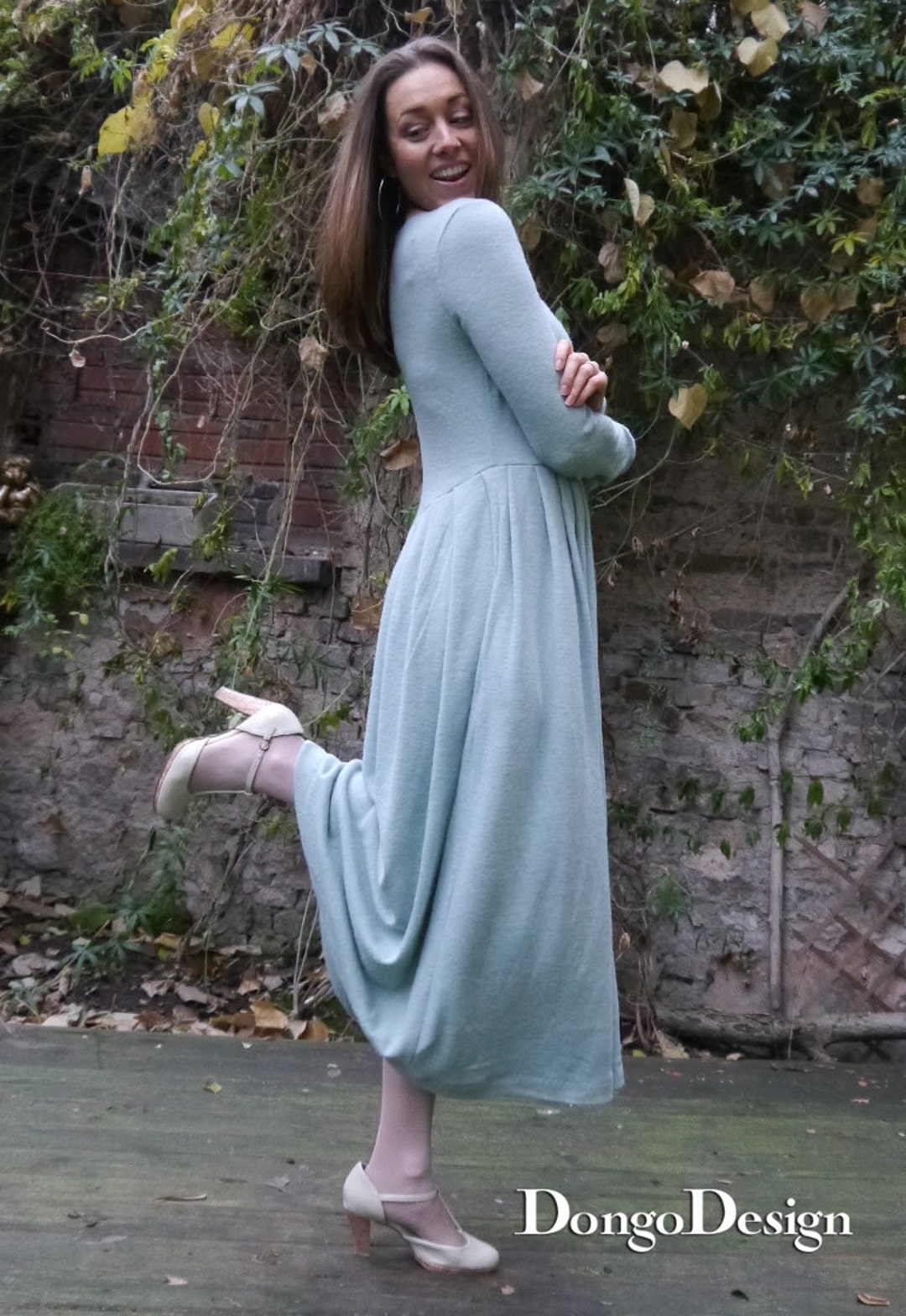 PDF Sewing Pattern Ebook Jersey Dress Christine Easy PDF File With ...