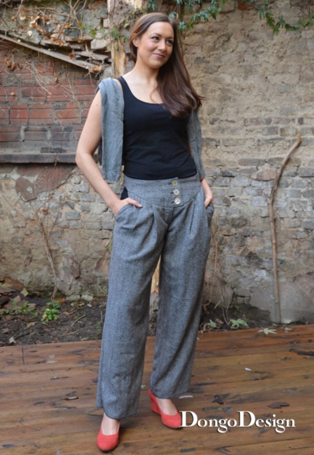 PDF Sewing Pattern Retro Trousers PDF File With Ebook Sewing ...