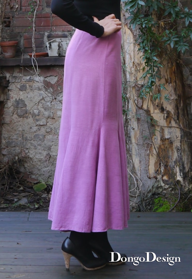 PDF Sewing Pattern Godet Skirt Easy PDF File With E-book Sewing ...