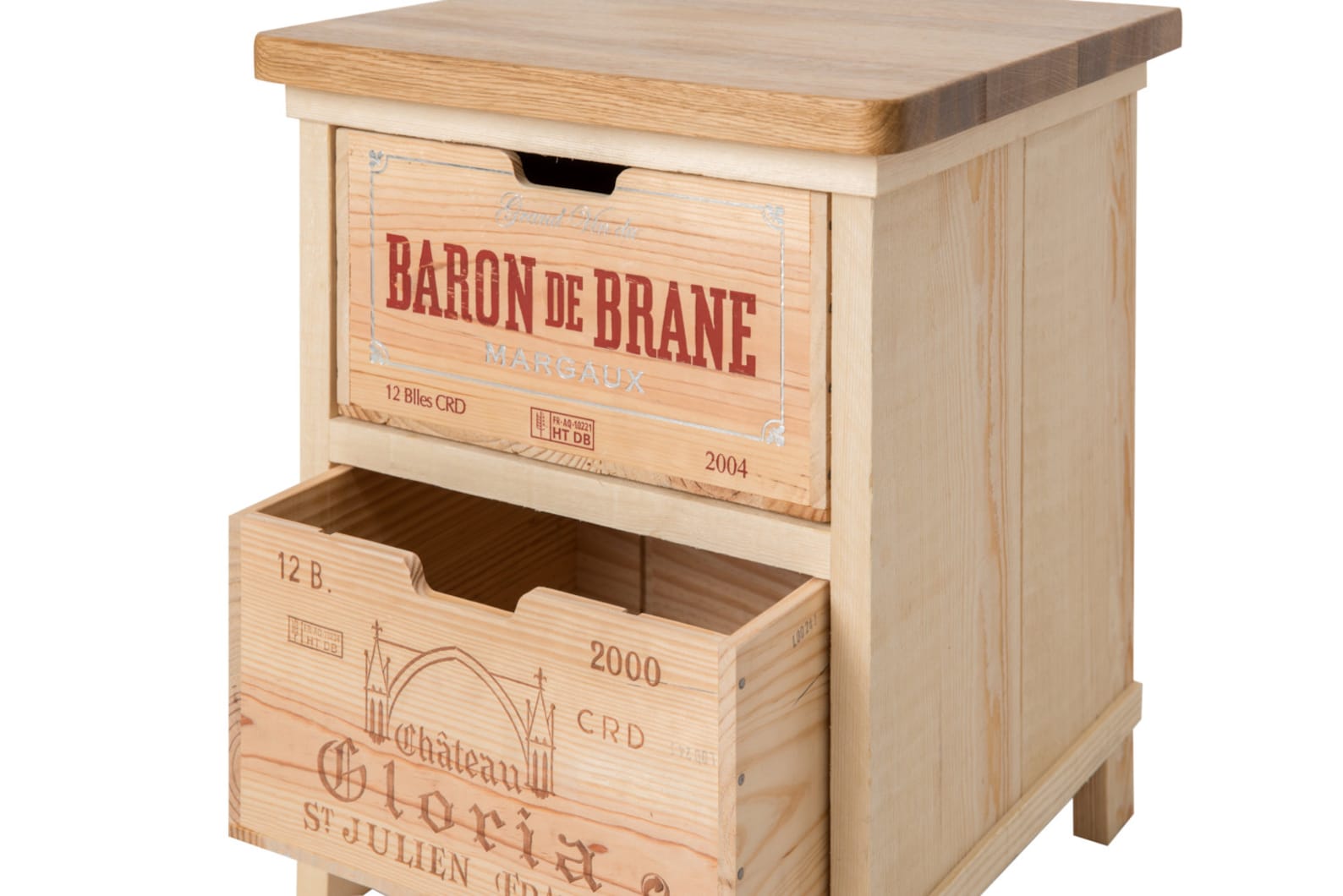 Rustic Wine Box Bedside Table Handmade - Etsy