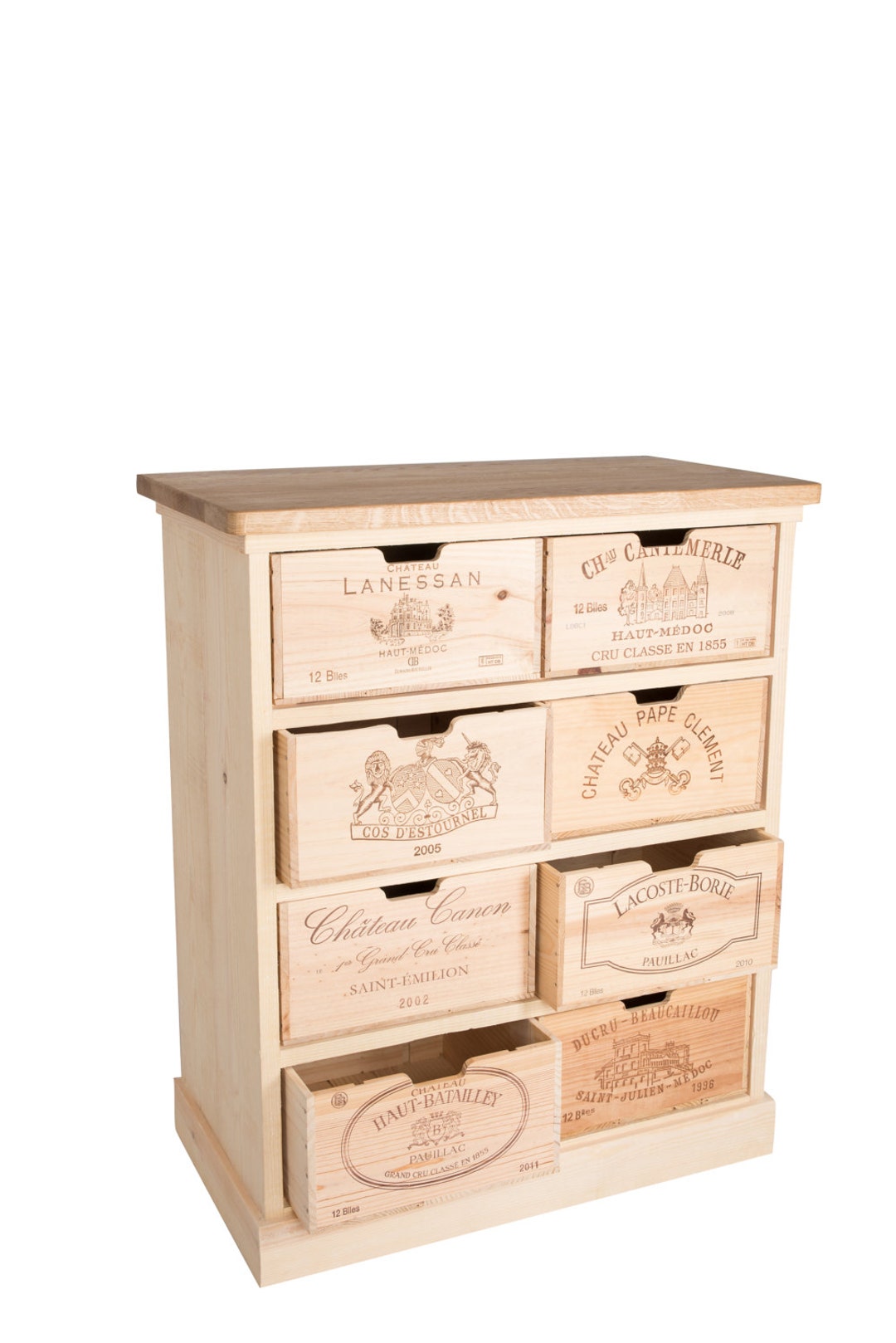 Chest of Drawers, 8 Wine-box-drawers - Etsy