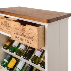 Painted Rustic Wine Rack - Etsy