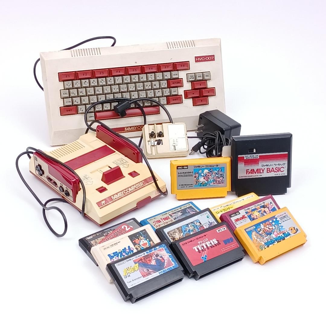 Used NINTENDO Famicom Fc console Family Basic 11 Softwares Japan Import ...