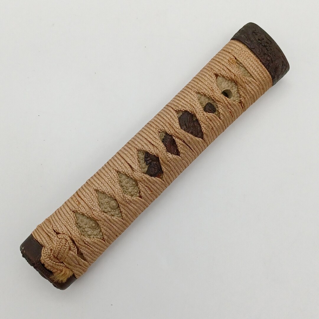 Used Tsuka Katana Grip Sword Grip Beige Vintage Japanese Made in Japan ...