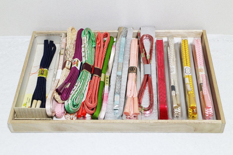 20 Vintage Kimono Obi-jime, Japanese Traditional Kimono Obi Cord ...
