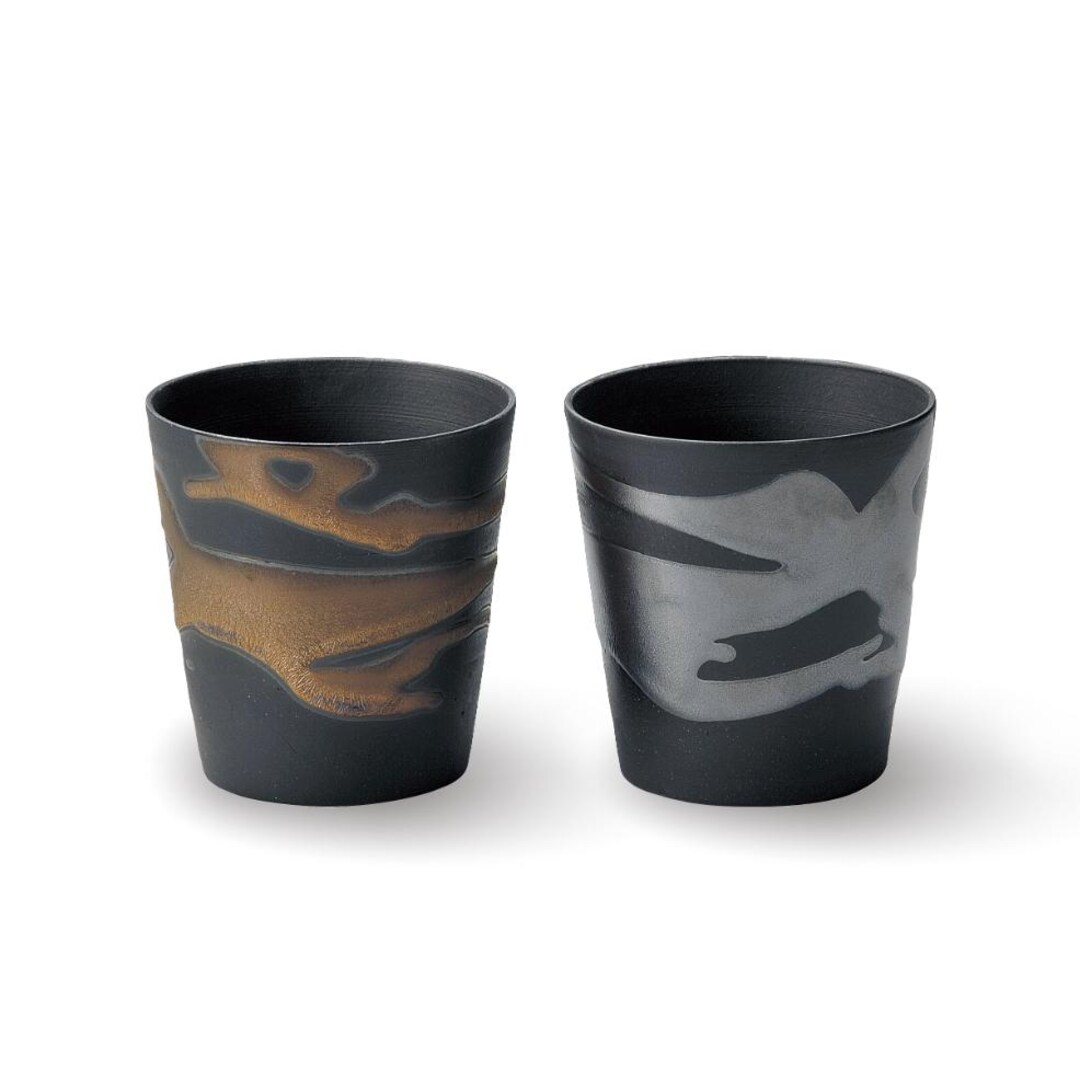 Made in Japan Awasaka Porcelain Kinshō Kiln Tabata Pottery Workshop Rock Cup Pair - Etsy