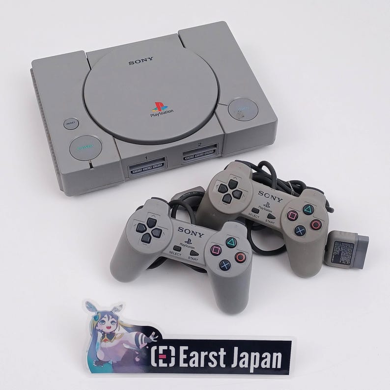 Used PS1 Japan Console NTSC-J – Tested Working – Optional Controller ...