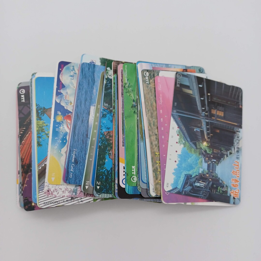 Used NTT Japan Phone Cards Lot of 100 Duplication All Used Japanese ...
