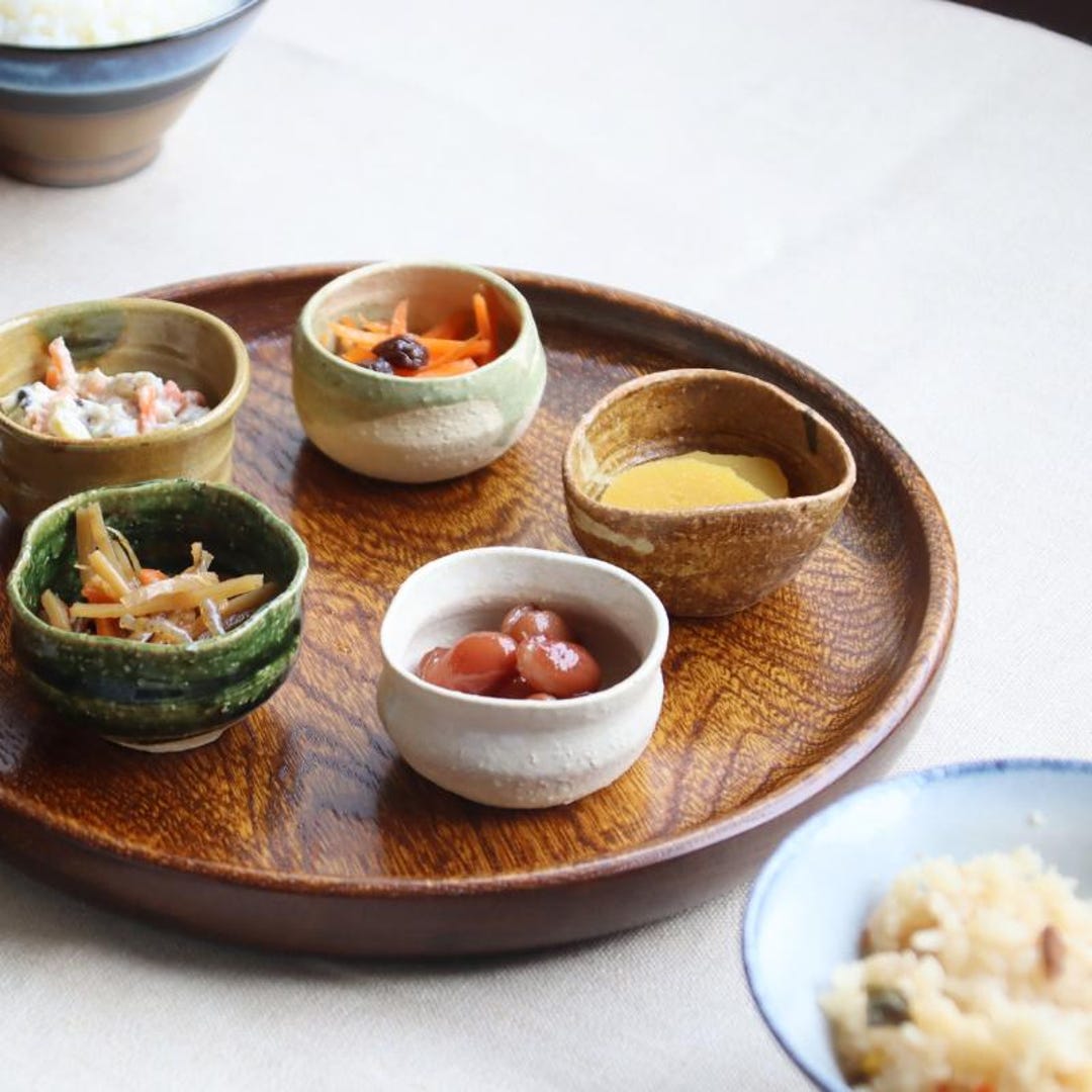 Made in Japan Awasaka Porcelain Keisyoyama-kiln Sake Cup 5 Pcs Wooden Gift Box for Gift Birthday ...