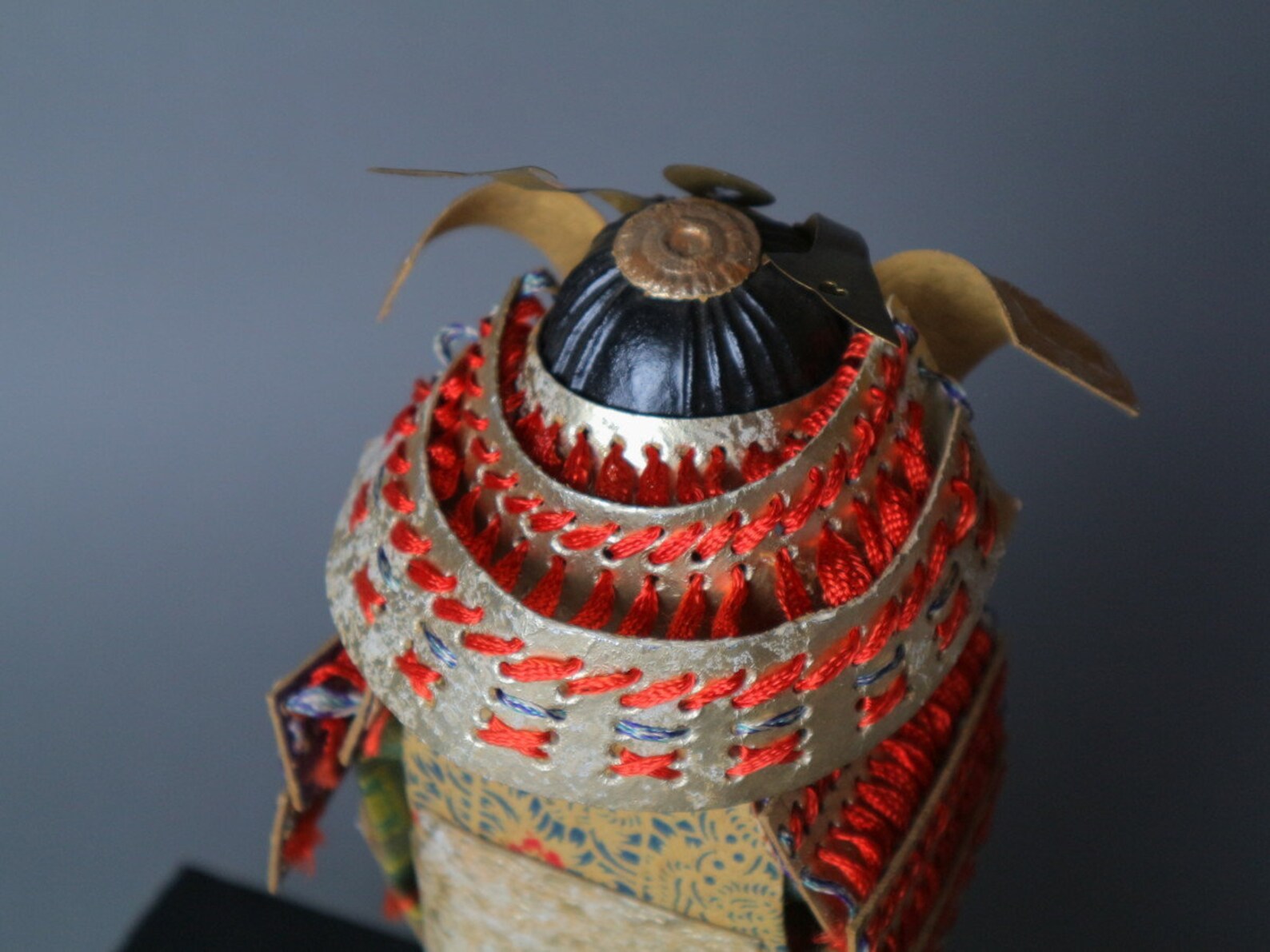 Display Miniature Samurai Armor with Original Trunk Japanese - Etsy España
