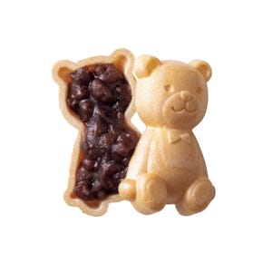 Bear Shaped Japanese Monaka 3 Pack of Crispy Wafers With Sweet Bean ...