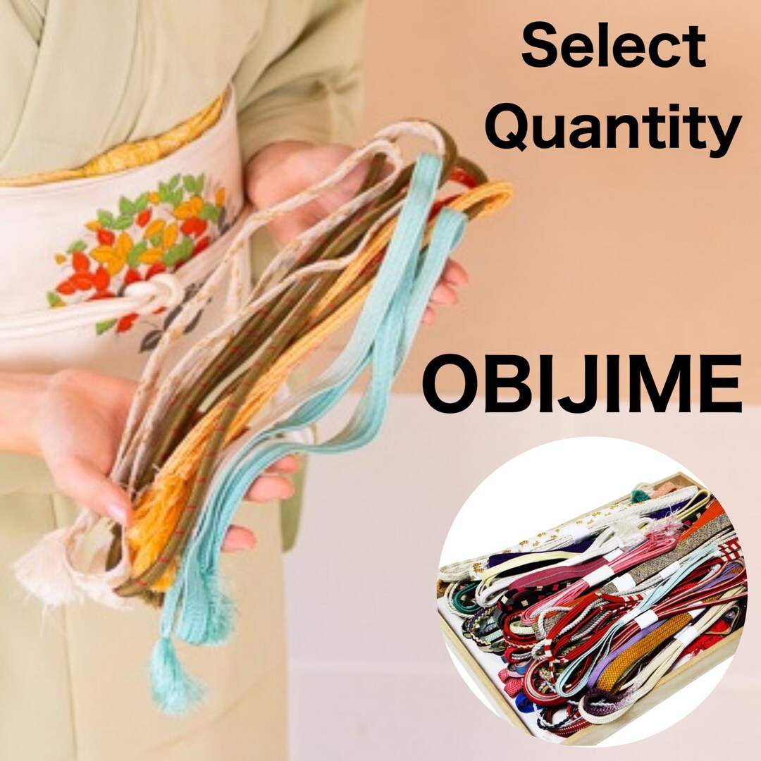 Vintage Kimono Obi-jime Cord – Choose Your Lot – Photos Are Samples ...