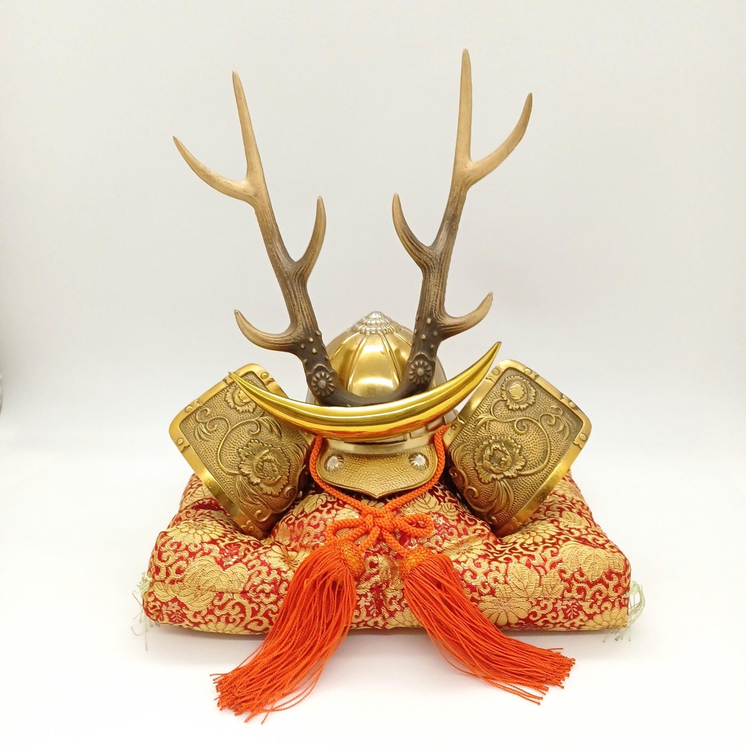 Japanese Samurai Kabuto Gogatsu Doll Yamanaka Shikanosuke Yukimori Made ...