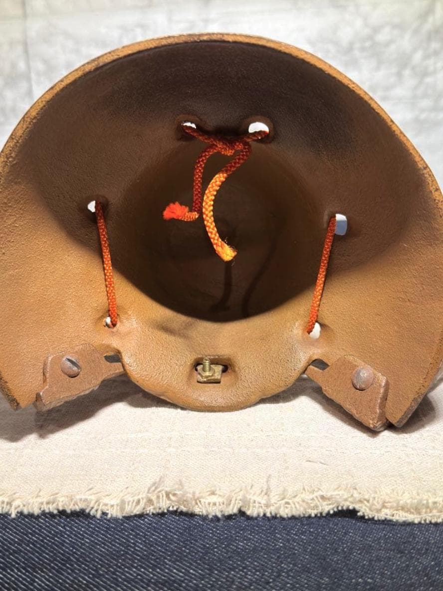 Used Japanese Samurai Kabuto Helmet Ornament Iron Metal Vintage ...