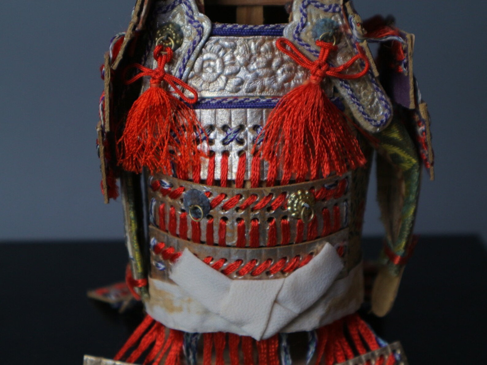 Display Miniature Samurai Armor with Original Trunk Japanese | Etsy