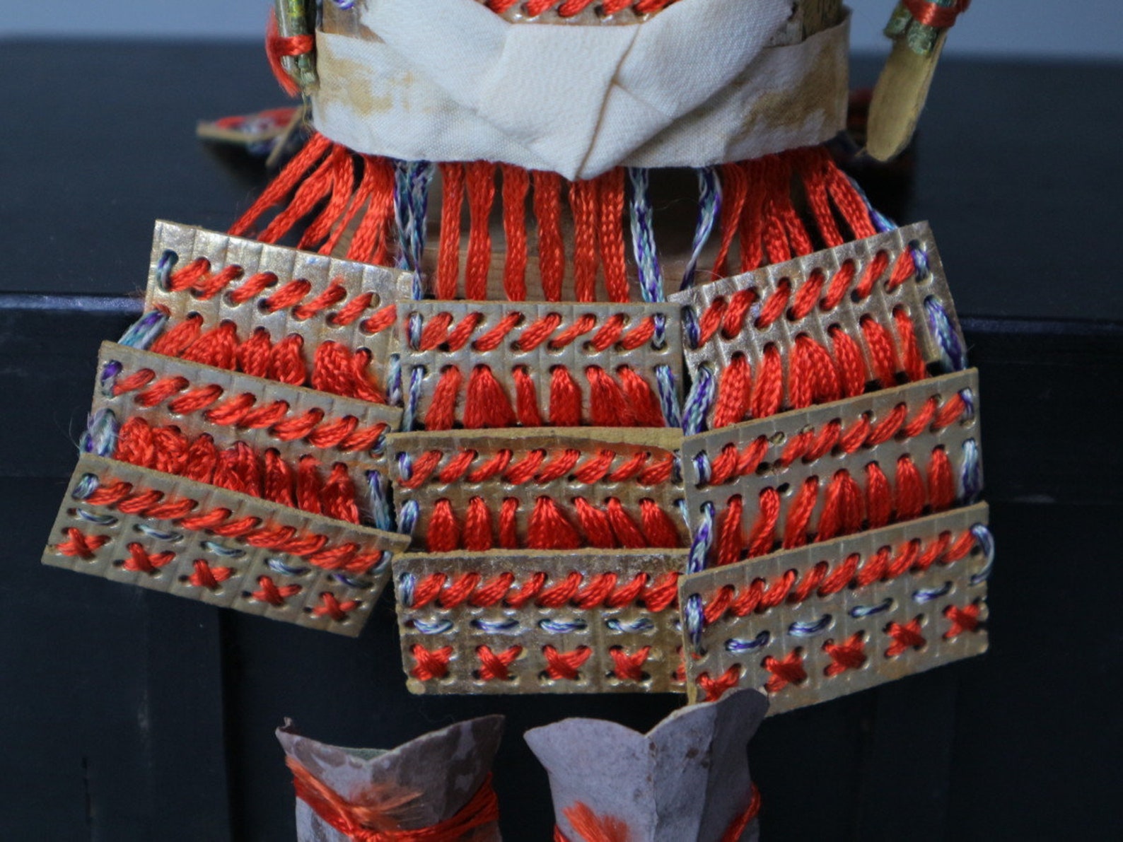 Display Miniature Samurai Armor with Original Trunk Japanese | Etsy