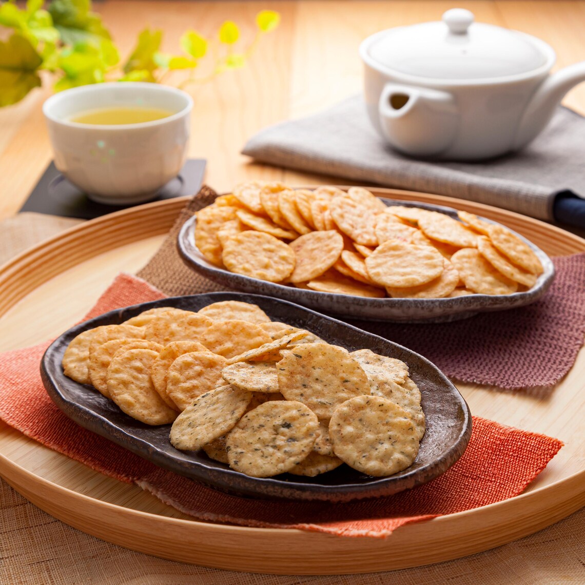 Senbei Beika Rice Crackers 12 Pcs Japanese Snacks Made in Japan ...