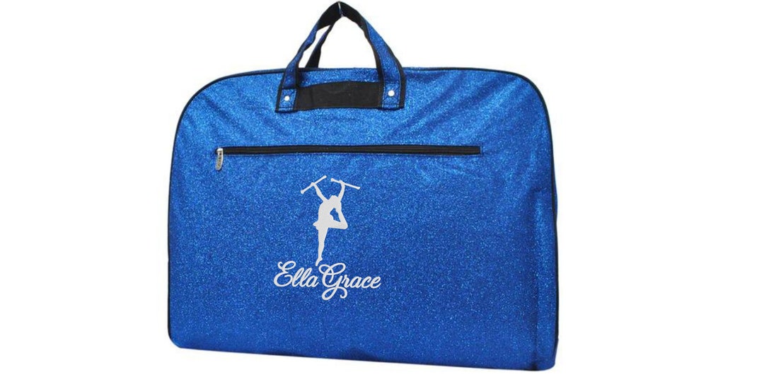 Glitter Royal Blue Uniform Bag Majorette Baton Twirler - Etsy