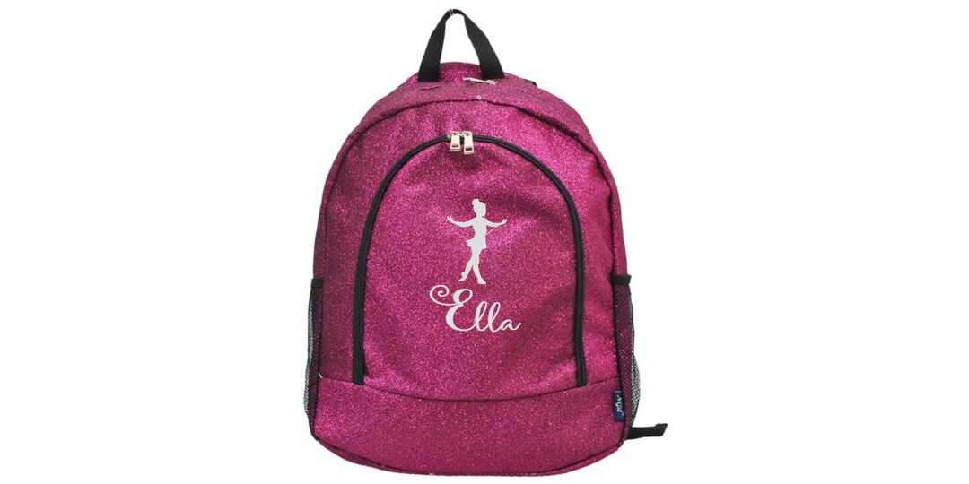 Large Hot Pink Glitter Backpack Dancer Girl - Etsy