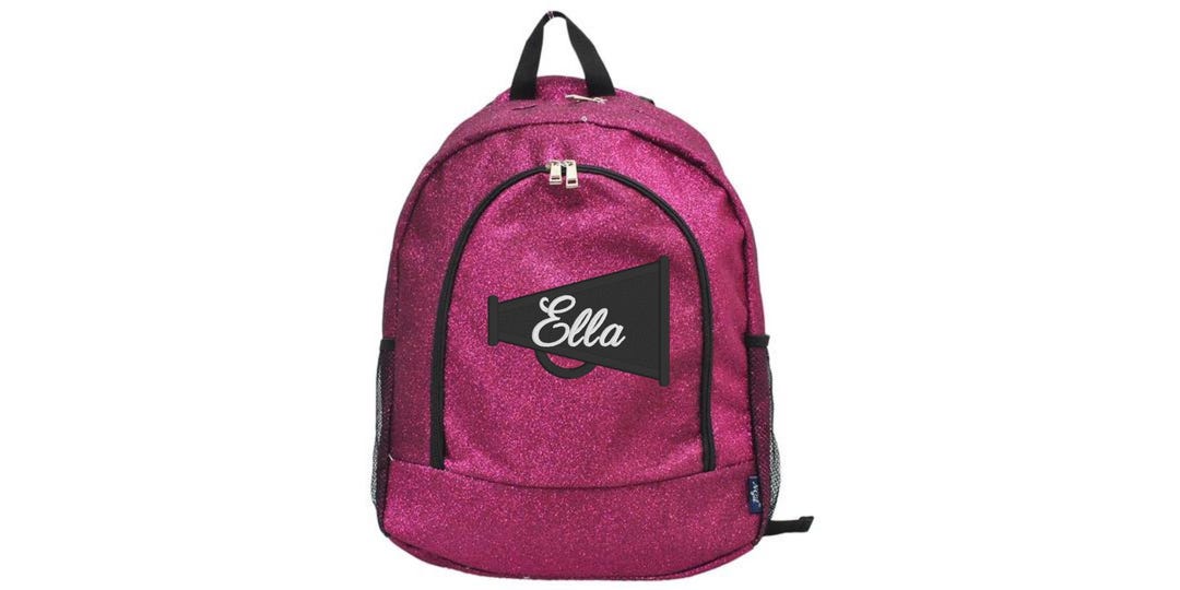 Large Hot Pink Glitter Backpack Cheerleading - Etsy