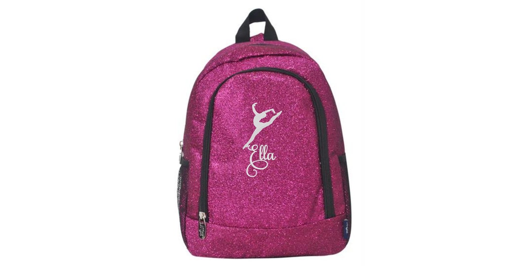 Glitter Medium Hot Pink Gymnastics Backpack - Etsy