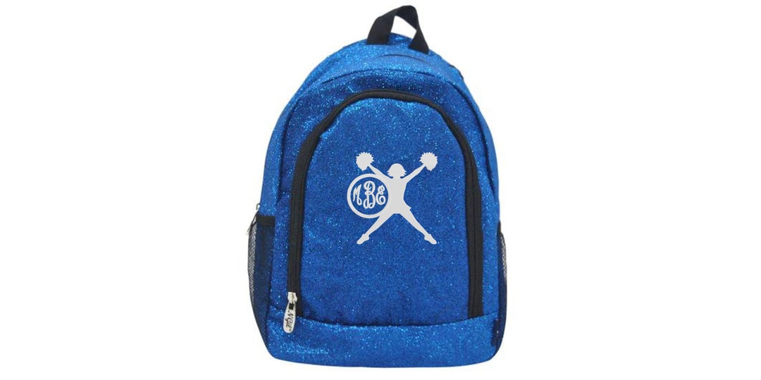 Glitter Medium Royal Blue Cheerleading Backpack - Etsy