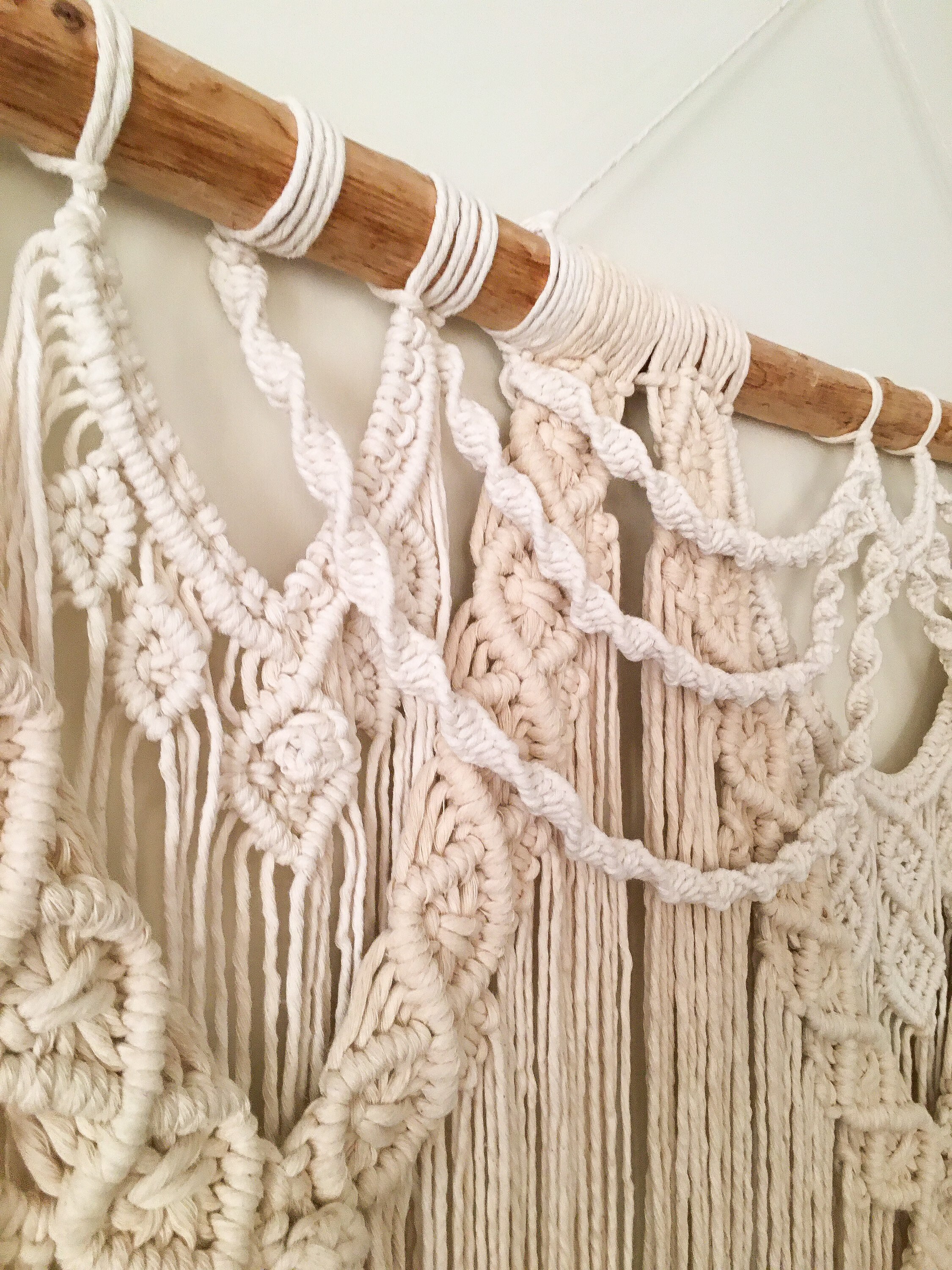 Large MACRAME STATEMENT PIECE Wall Hanging Large Macrame Wall | Etsy