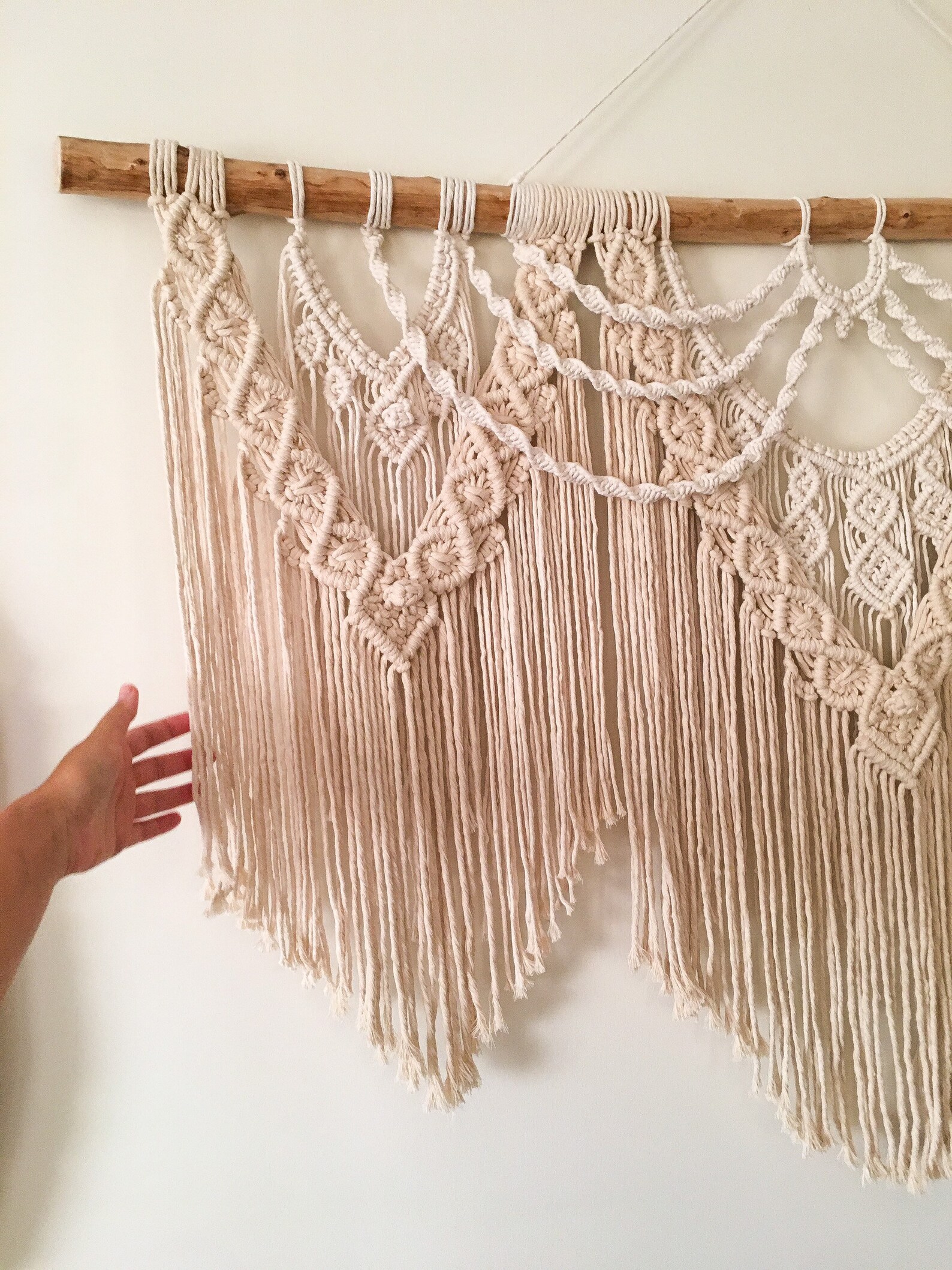 Large MACRAME STATEMENT PIECE Wall Hanging Large Macrame Wall Decor ...