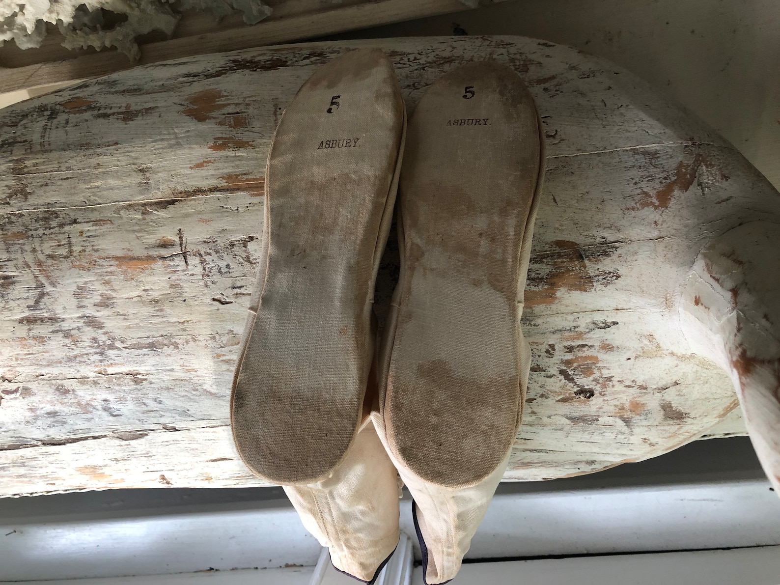 Antique 1910’s Edwardian Bathing Slippers Swim Shoes Bathing Boots ...