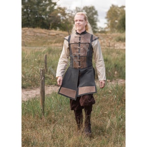 Reinforced Leather Surcoat for Men, Larp, Medieval - Etsy