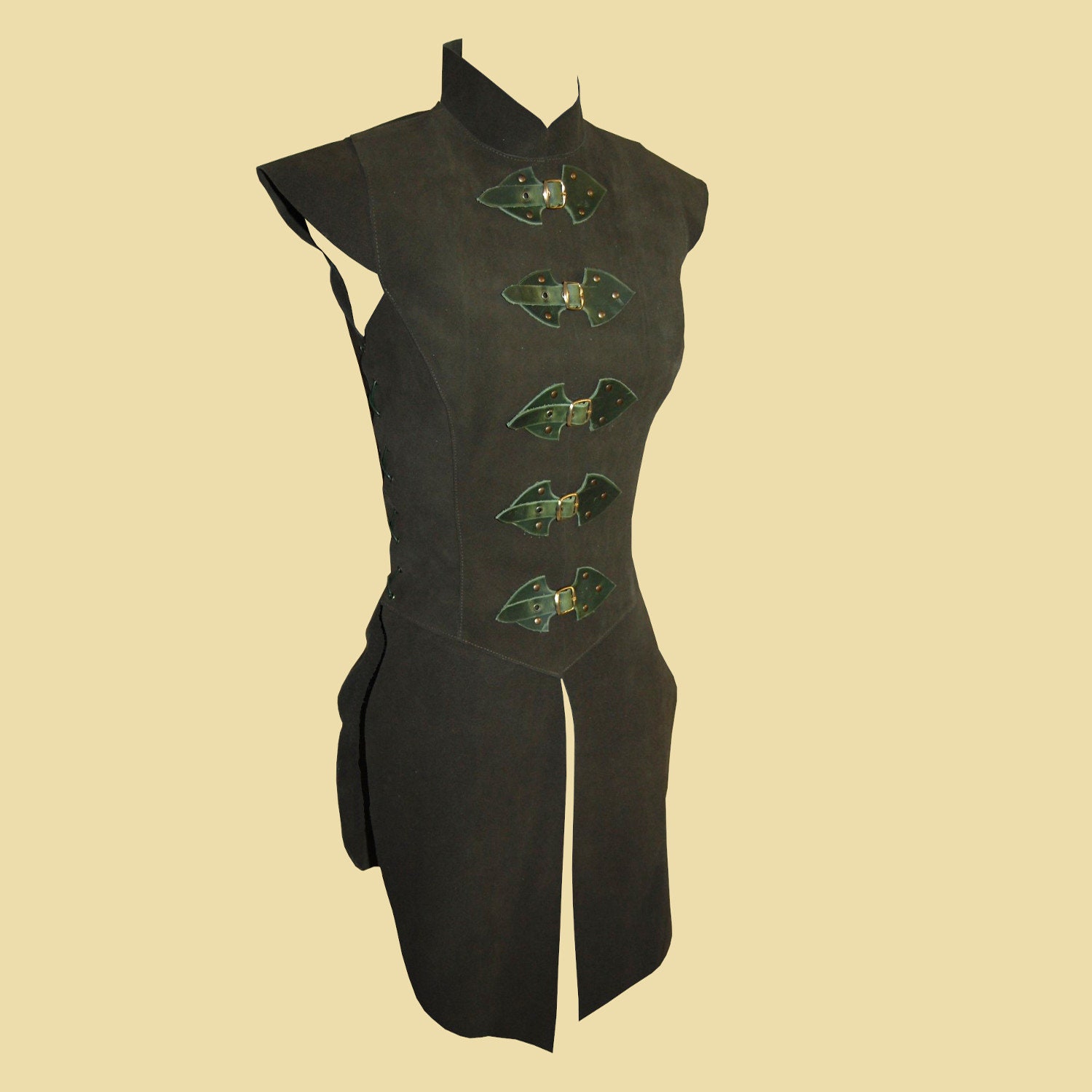 Leather Surcoat for Women Larp Medieval Knight Ranger - Etsy Canada