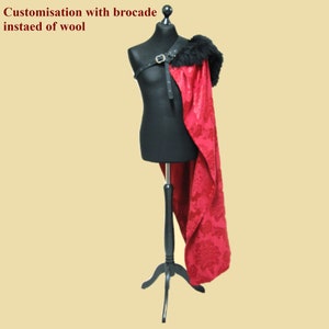 Musketeer Cloak With Fur - Etsy