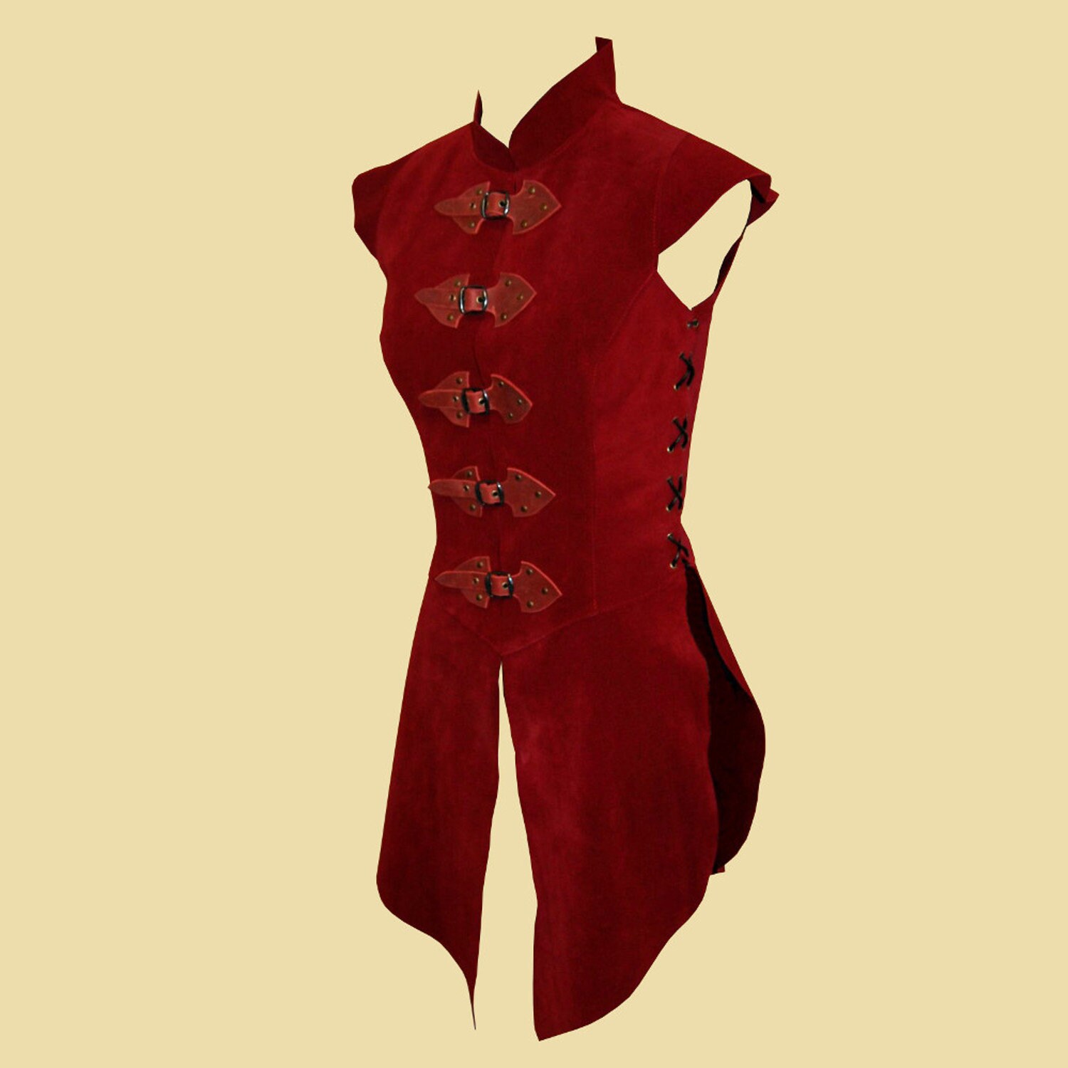 Leather Surcoat for Women Larp Medieval Knight Ranger - Etsy Canada